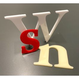 Acrylic Flat Cut Letters
